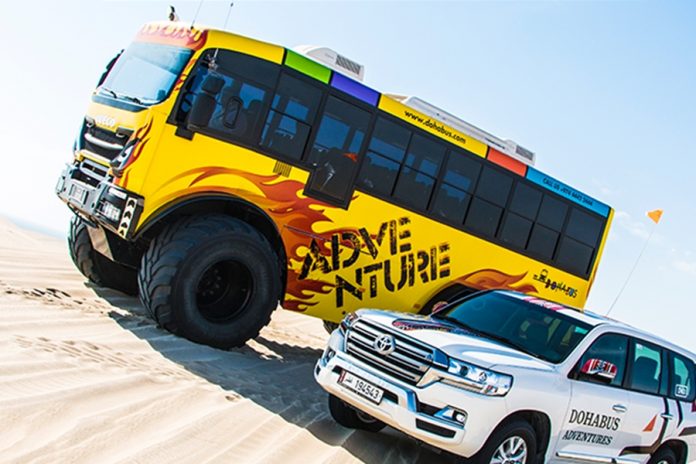 Book Tickets: Monster Bus Desert Tour · Qatar OFW