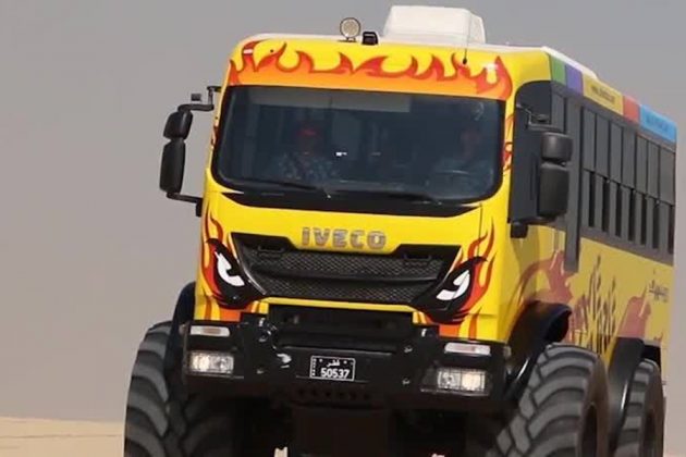 Book Tickets: Monster Bus Desert Tour · Qatar OFW