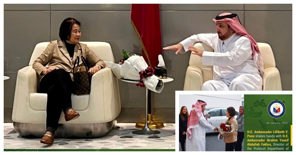 HE Lillibeth Pono, First Woman Ambassador of Philippine Embassy in Doha ...
